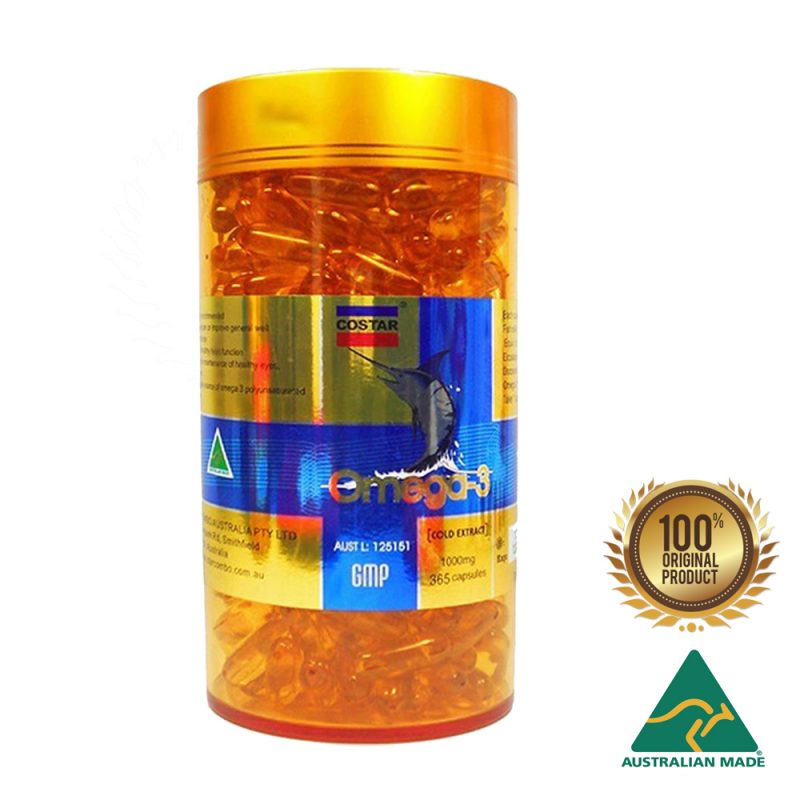 Costar Omega 3 1000mg 50 (Fish Oil) Capsules - Gagana Pharmacy