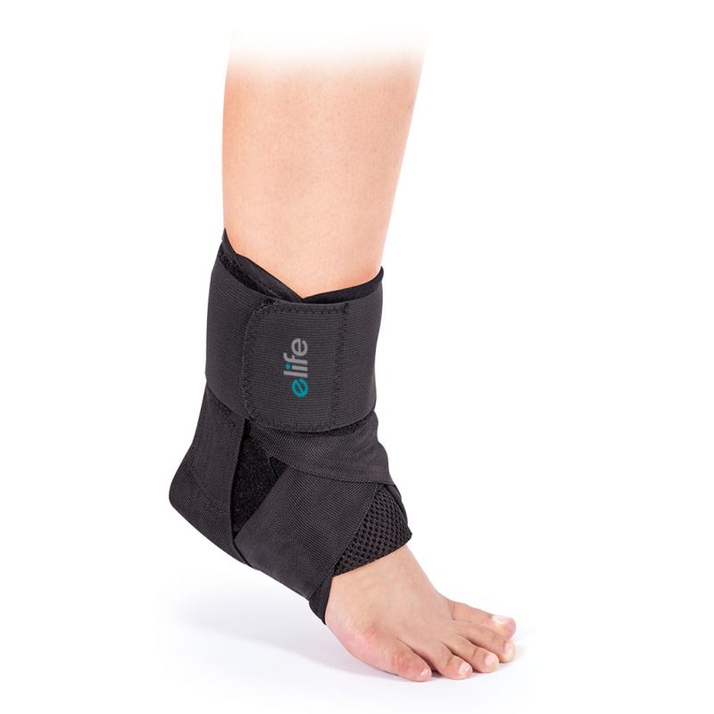 eLIFE ANKLE BRACE WITH STRAP E-AN043B - Gagana Pharmacy